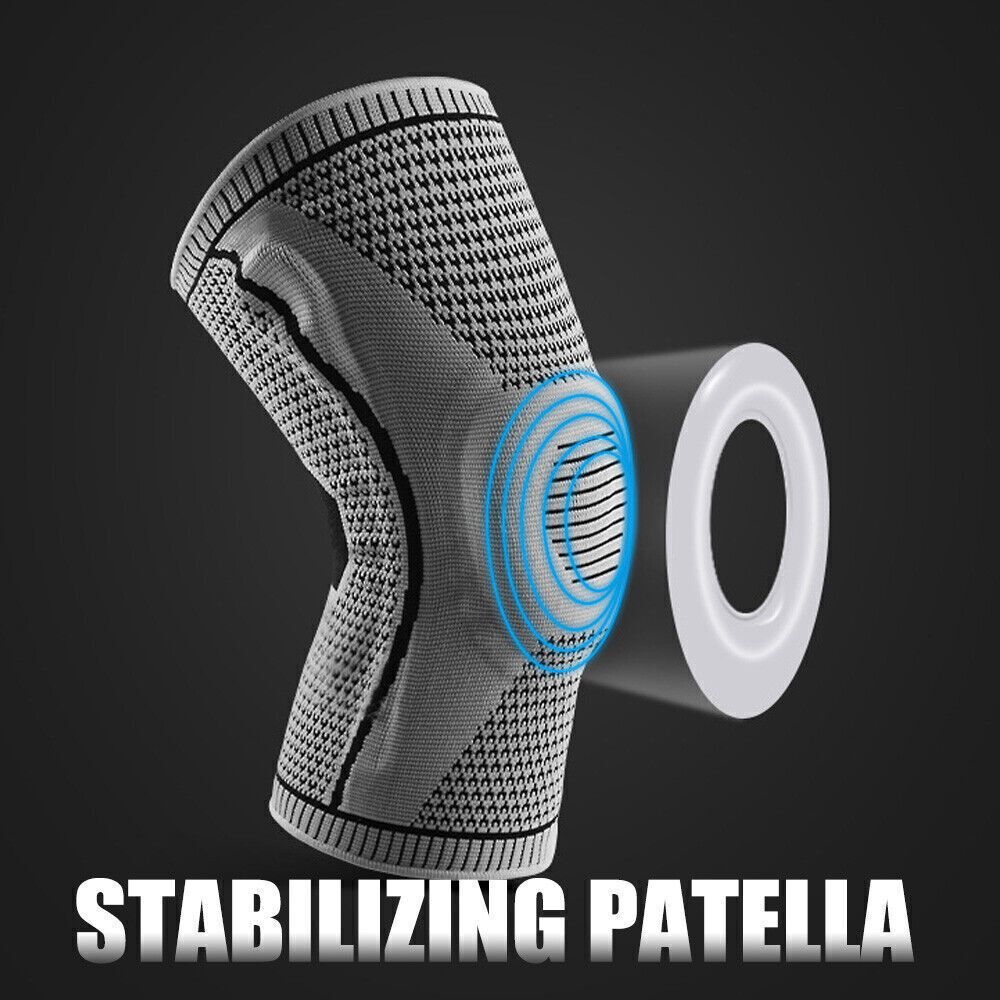 The Ultra Knee Elite Knee Sleeve Brace Total Compression Orthotics Gym ...