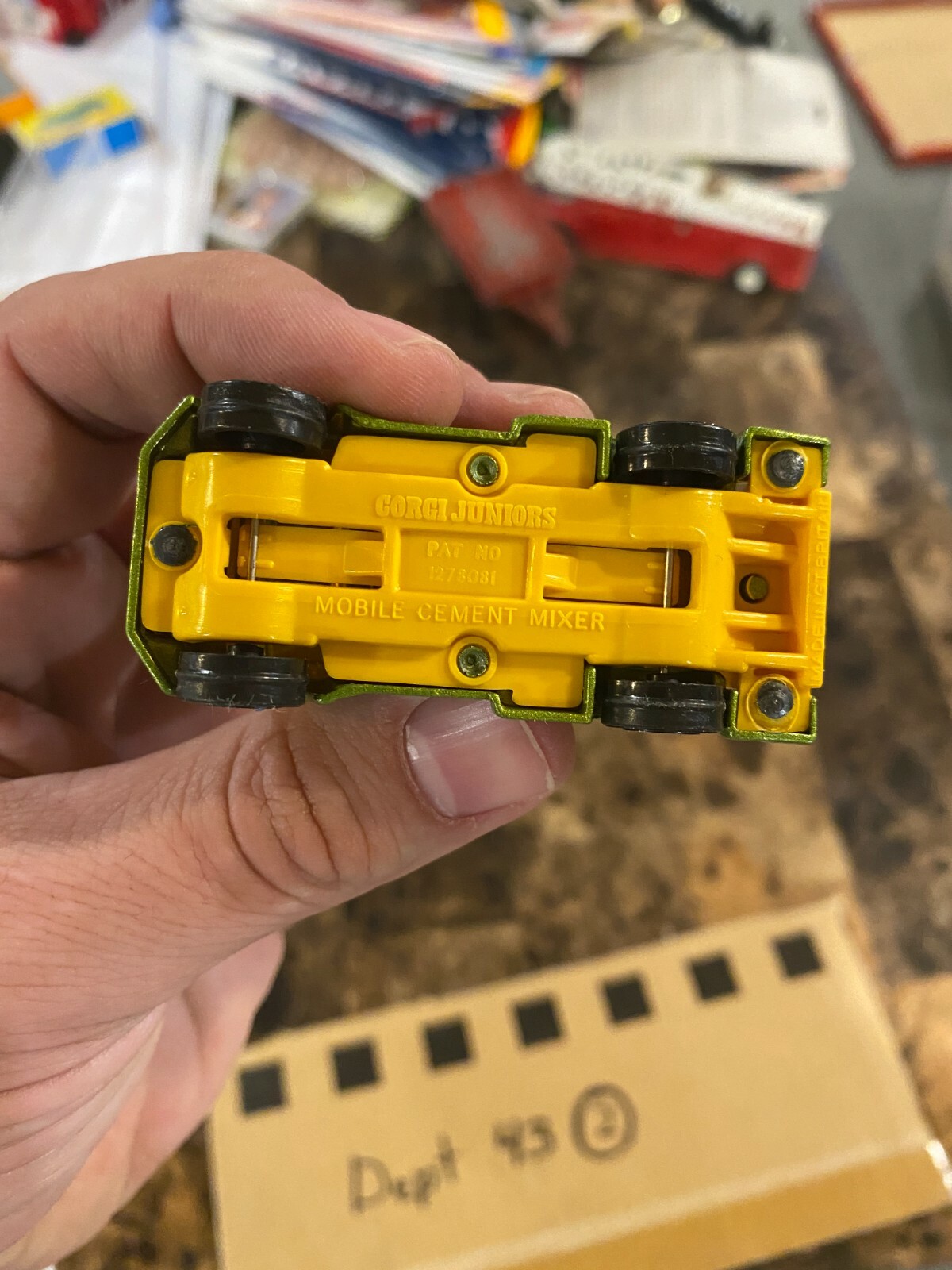 Genuine Vintage CORGI JUNIORS Mobile Cement Mixer 1980s 'Made in Great ...