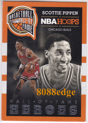 2013-14 PANINI HOOPS HALL OF FAME HEROES: SCOTTIE PIPPEN #22 BULLS ...