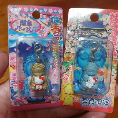 Hello Kitty m618 Local Kamakura Limited Nara Great Buddha Netsuke Retro ...
