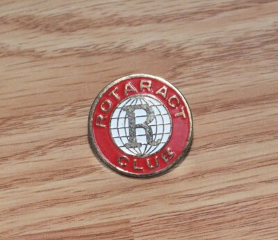 Red & Gold Tone Rotaract Club Collectible Souvenir Lapel Pin | eBay