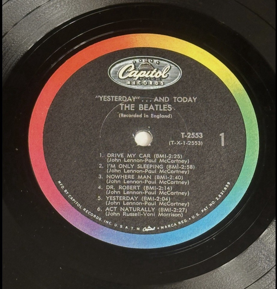 BEATLES BUTCHER COVER - PRO PEELED 3RD STATE AWESOME LA #6 YESTERDAY ...