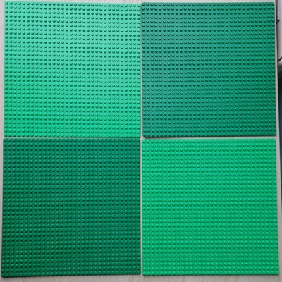 Lego Official Base Plate Bundle 32x32 2x Light Green 2x Dark Green ...