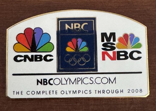 2008 Beijing Olympics NBC Pin MSNBC CNBC | eBay