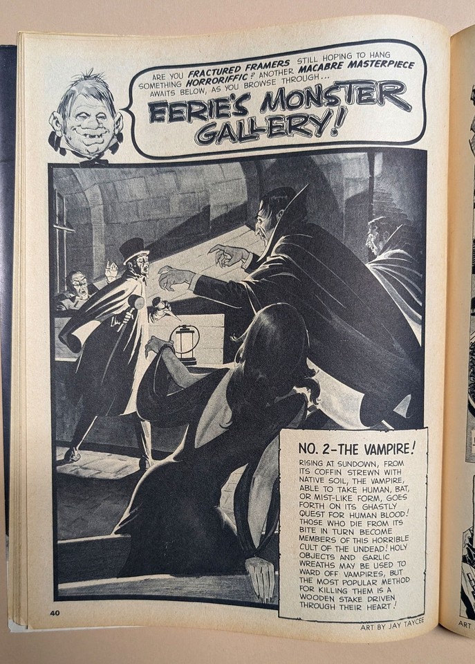 Eerie #3 Warren 1966, Frank Frazetta Cover & Art, Colan, Toth, Ditko ...