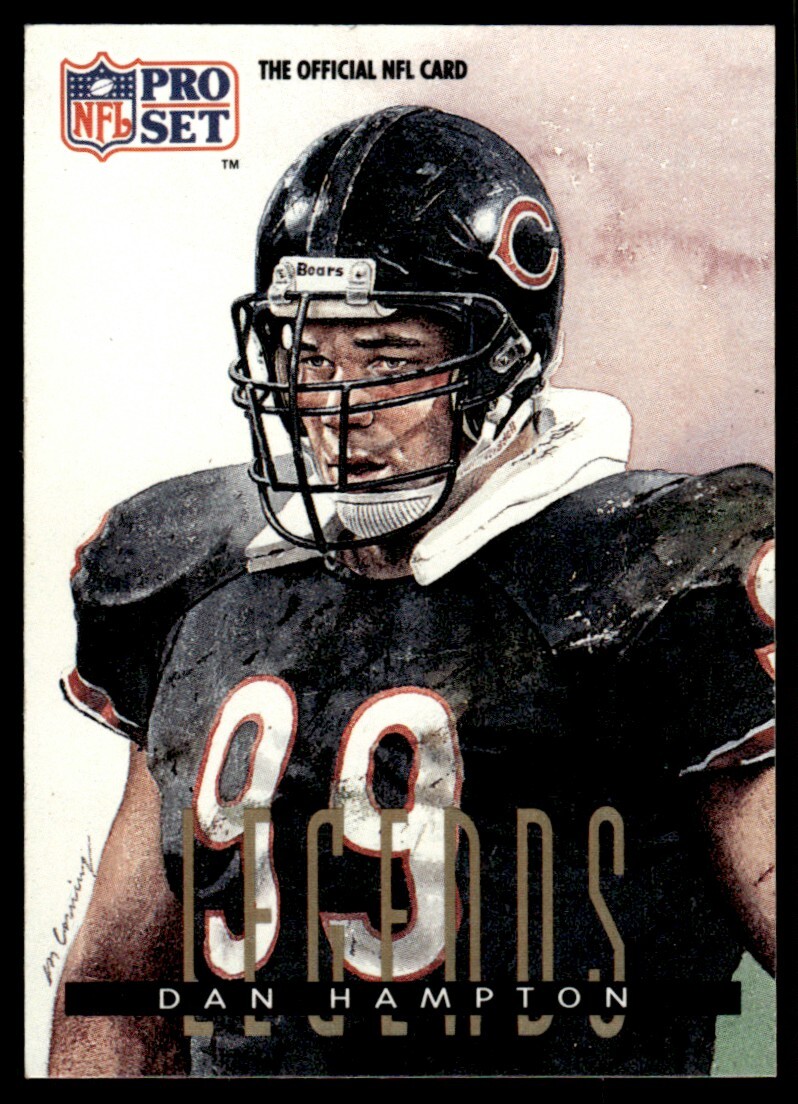 1991 Pro Set Dan Hampton Chicago Bears #696 | eBay