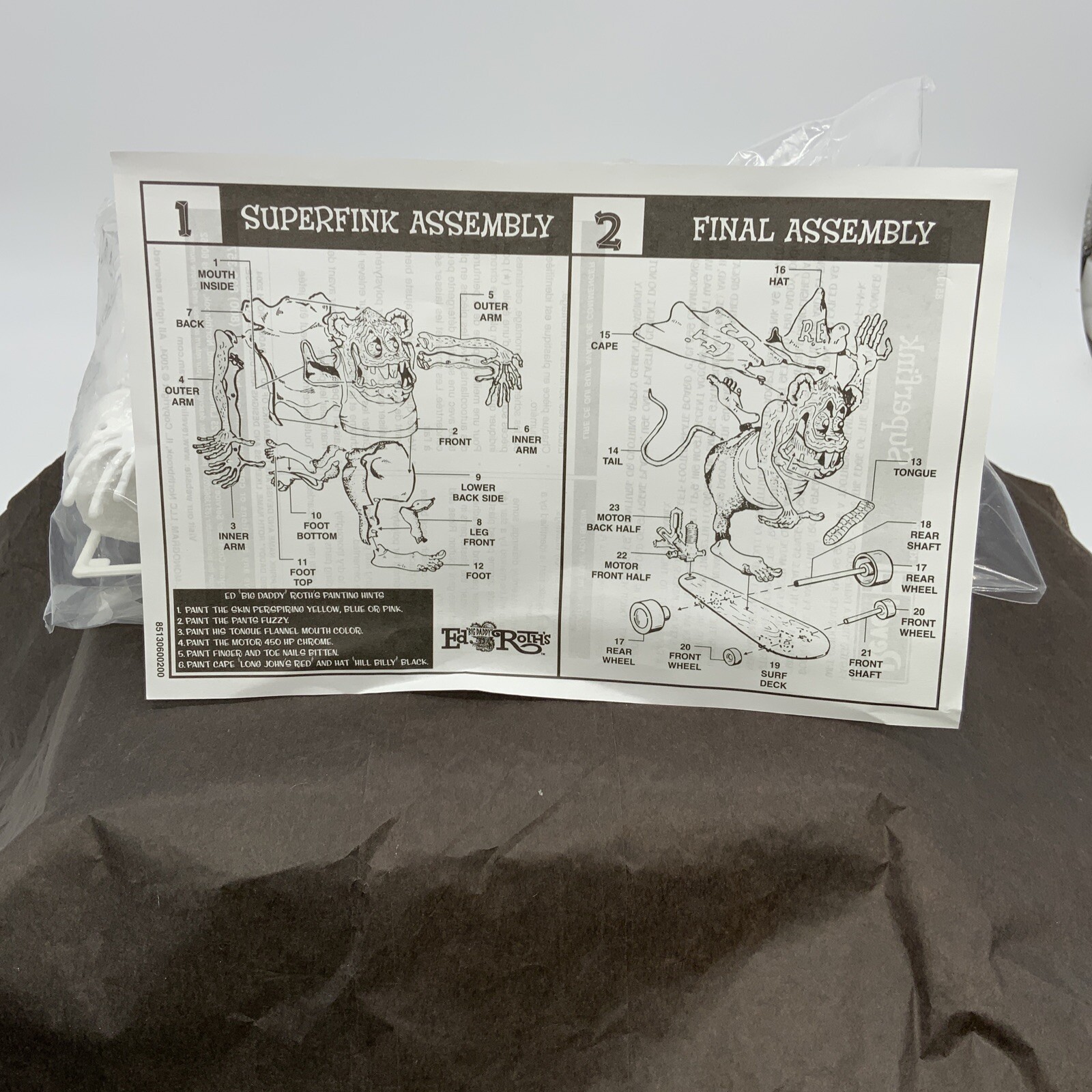 Revell SUPERFINK Ed Big Daddy Roth 2004 Reissue Rat Fink Model Kit | eBay