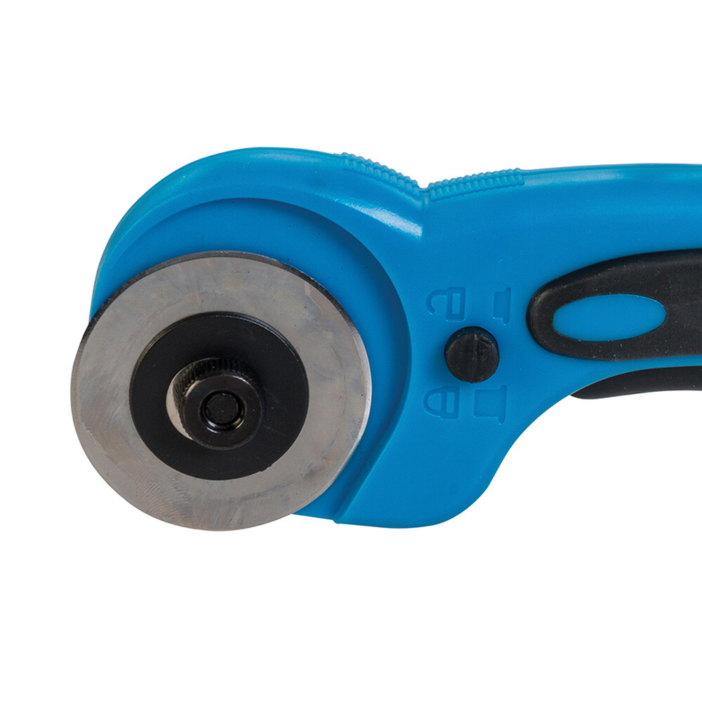 45mm Rotary Cutter + 6pc Blades Fabric Paper Card Craft Safety Cutting ...