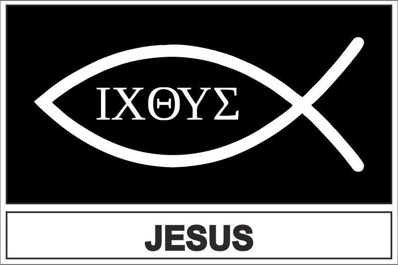 Sticker flag vinyl country ixoye fish christian | eBay