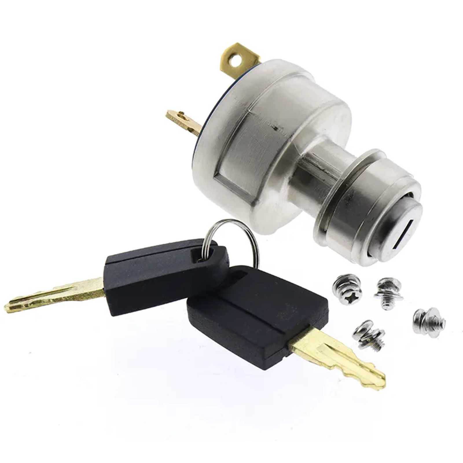 Ignition Starter Switch 163-2660 w/2Keys for CAT 3054 Backhoe 416C 426C ...