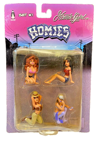 Homies 2004 Homie girl - rare Set MOC : Shorty, Baby Doll, Bouncy and ...