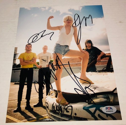 Amyl and The Sniffers Cartoon Darkness Amy Taylor + 3 Group Signed ...