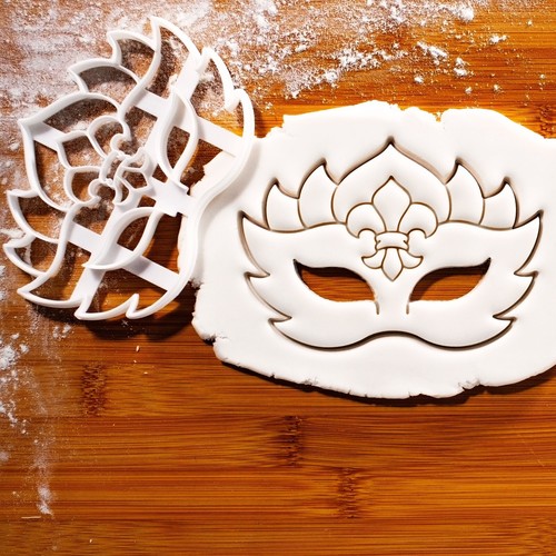 Mardi Gras Mask Cookie Cutter - festival, Carnival, masquerade ball ...