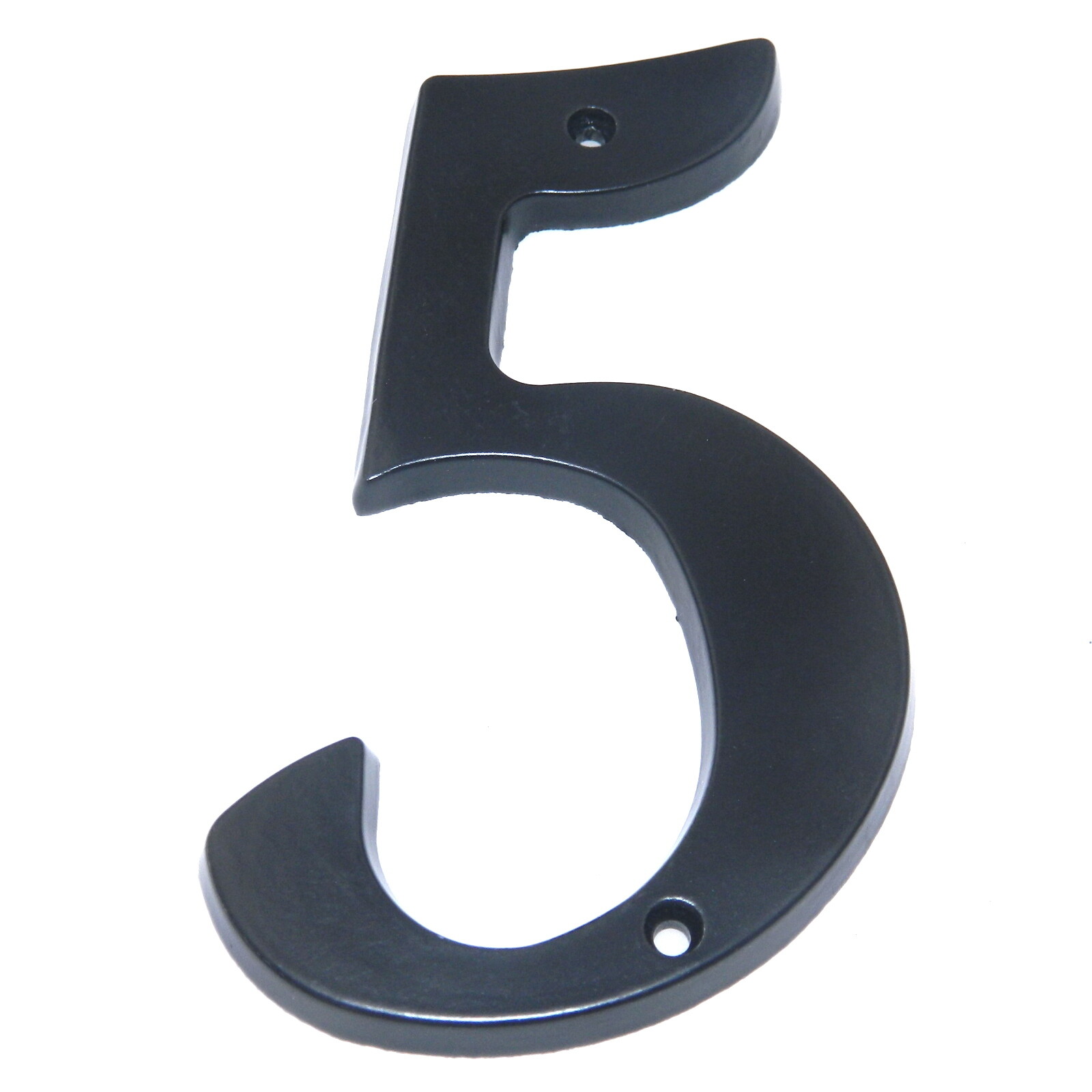 Gatehouse Large 5" Italic Black Metal Flush House Address Numbers | eBay