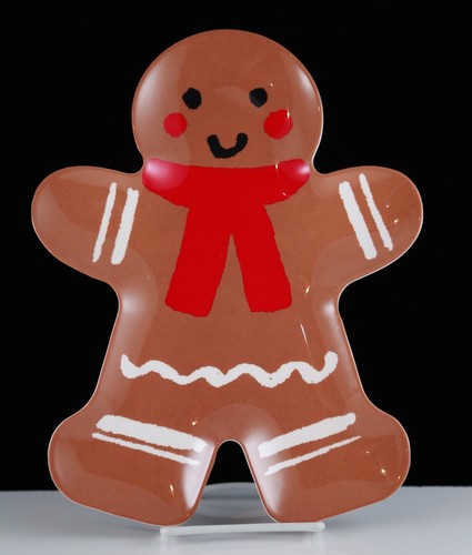 2024 Target Wondershop 11.5" Gingerbread Man Red Scarf Melamine Figural ...