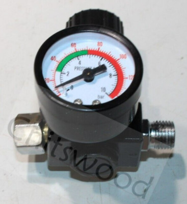 1/4" Sprayer Regulator Air Pressure Gauge Regulator For Spray Gun | eBay