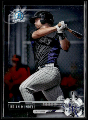 2017 Bowman Chrome Prospect #BCP86 Brian Mundell Rockies | eBay