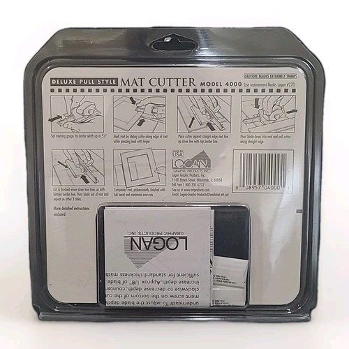 NEW Logan Graphic Products Original Hand-Held Mat Cutter Model 4000 ...