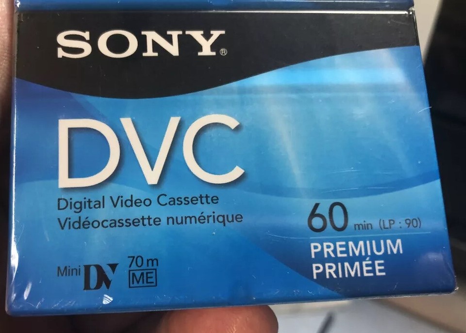 New Sony 3 Pack DVC Digital Video Cassette Tape Mini DV 60 Minutes ...