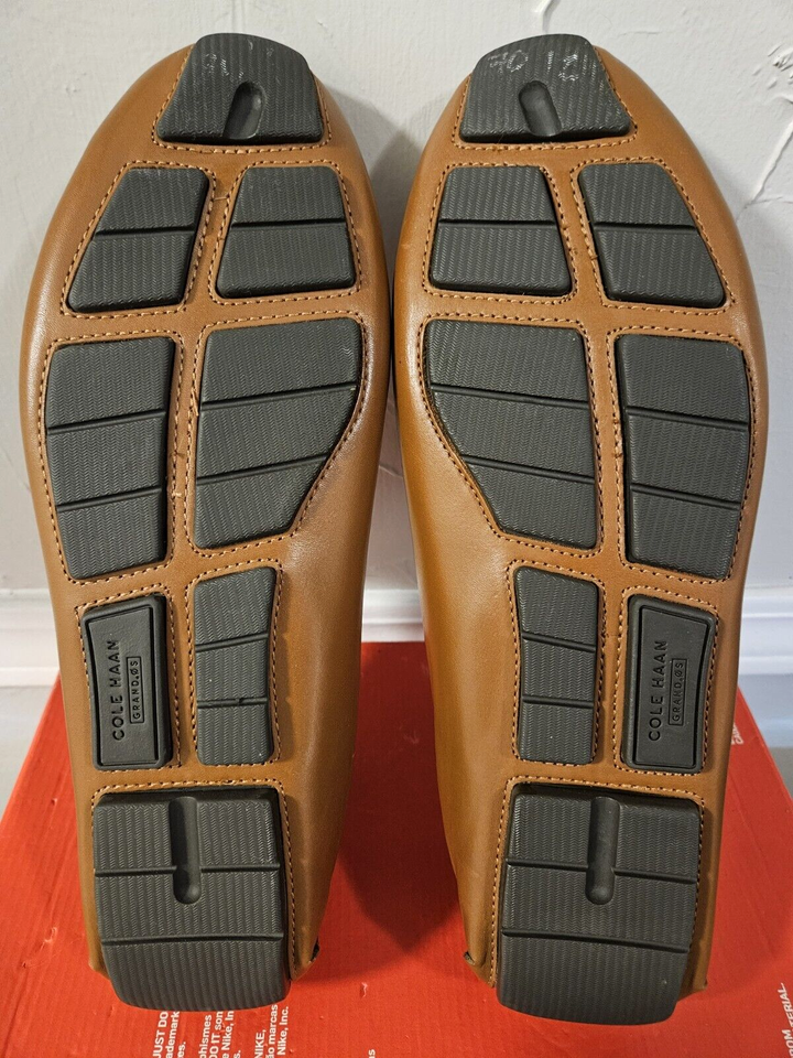 Cole Haan Grand Laser Penny Driver Loafer British Tan/Java Mens Sz 12 ...