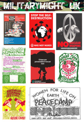 1 /6 SCALE 12" FIGURE POSTERS CND BAN THE BOMB GREENHAM DIORAMA ...