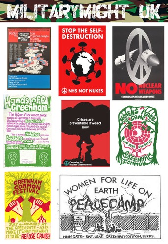 1 /6 SCALE 12" FIGURE POSTERS CND BAN THE BOMB GREENHAM DIORAMA ...