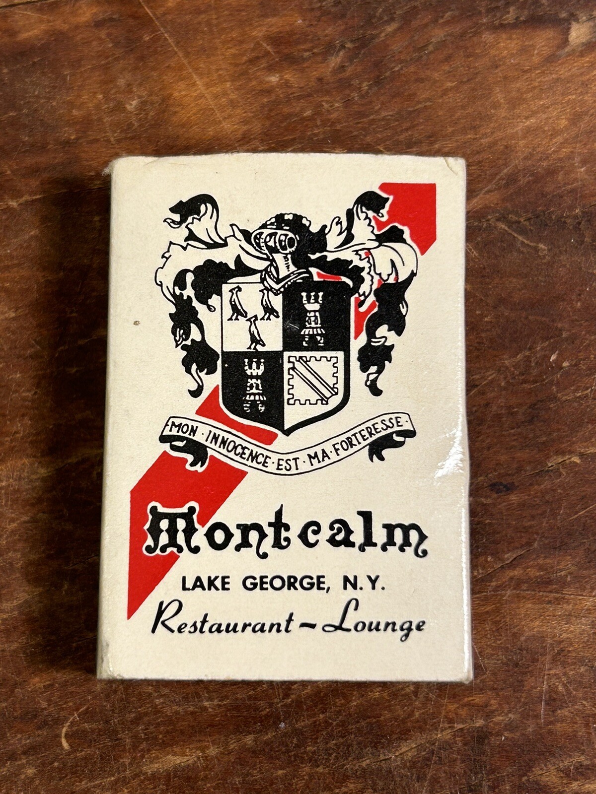 Vintage Montcalm Restaurant Lounge Lake George Matchbox New Unstruck ...