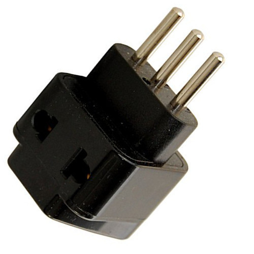 Grounded Universal Travel Plug Adapter for Italy Chile Tunisia Uruguay ...