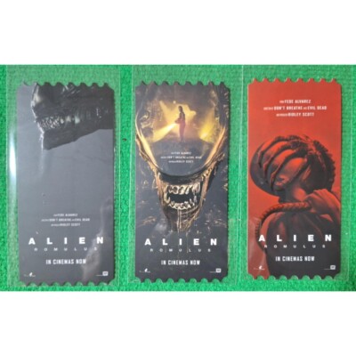 3x Collectible ticket Alien Romulus (Rare item) *IN HAND-SHIPS NOW* | eBay