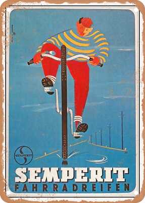 METAL SIGN - 1973 Semperit bicycle tires Vintage Ad | eBay