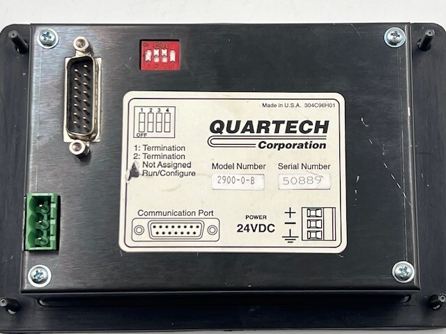 Quartech Corporation 2900-0-B 24VDC Display Panel Meter Used | eBay