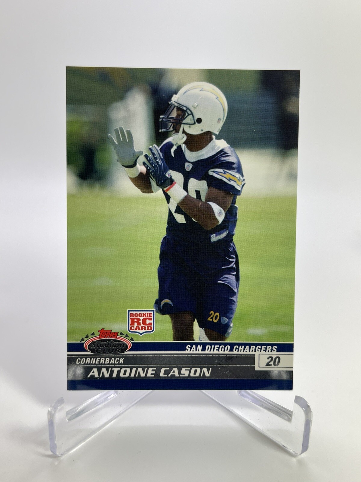 Antoine Cason Chargers 2008 Topps Stadium Club Football Rookie RC /1799 ...