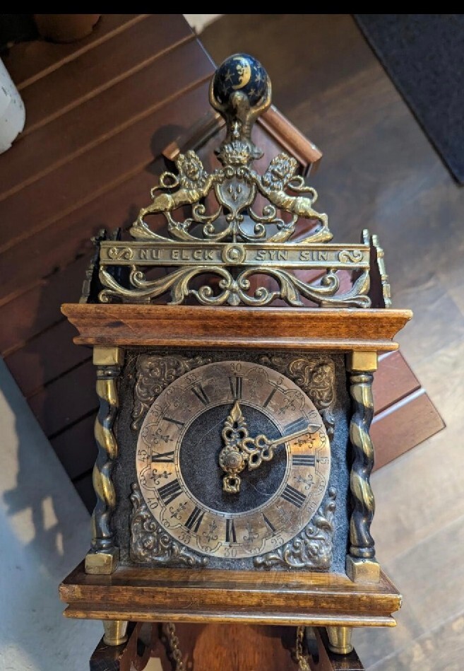 Dutch Antique Nu Elck Syn Sin Wall Clock | eBay