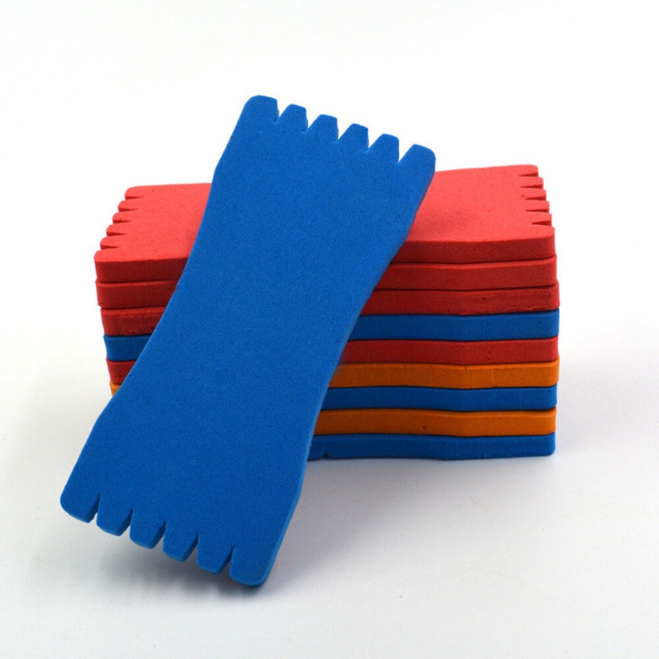 10 Pcs Rig Foam Wrapped Wire Board Leader Holder Winding Plate Fishing ...