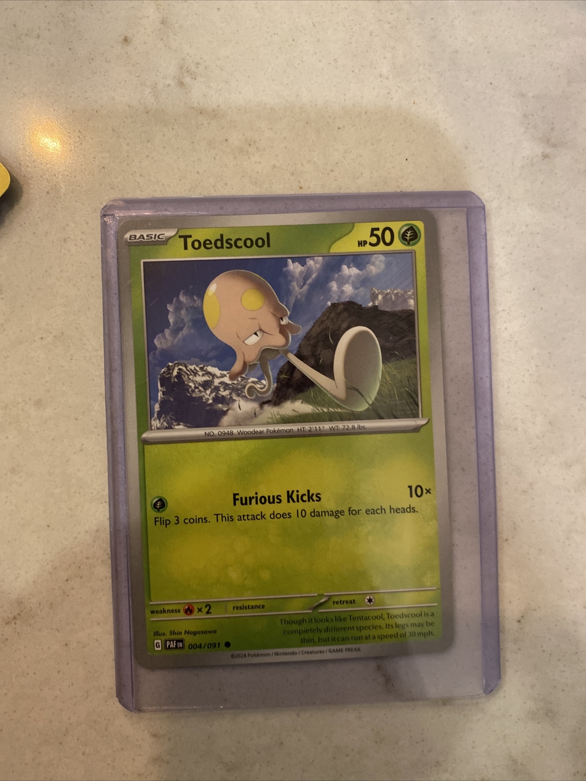Pokémon TCG Toedscool Scarlet & Violet Base Set 024/198 Regular Common ...