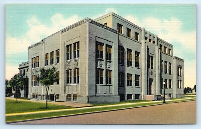 POSTCARD Curry County Court House Clovis New Mexico Brick and Stone ...