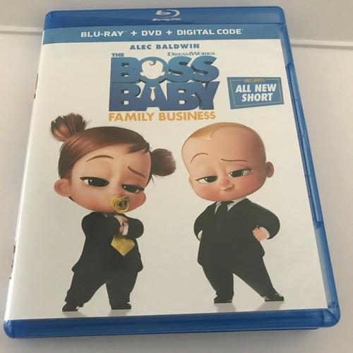 Boss Baby 2 Family Business Animated Movie Blu-Ray Disc Only (No DVD No ...
