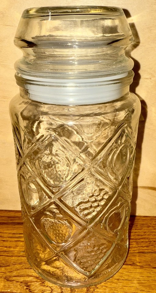 Vintage SMUCKER'S Jelly Jam Anchor Hocking Canister Apothecary Jar | eBay