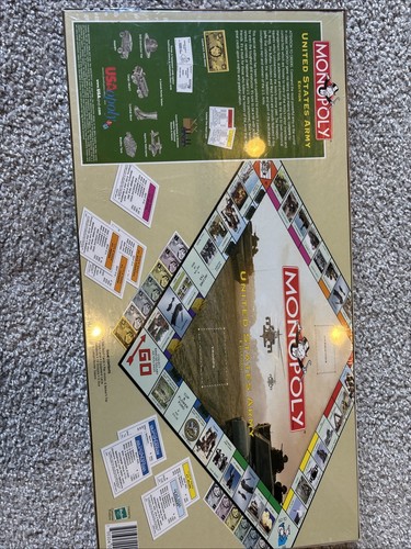 Vintage Monopoly United States Army Edition 2002 Hasbro Board Game ...