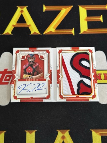 2024 Panini Nationals Treasures Baseball Kyle Teel Booklet RPA Patch ...