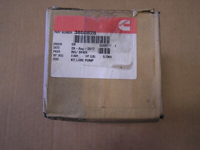 Genuine Cummins 3800828 Oil Pump Kit (C8.3 Engines) -New Open Box | eBay