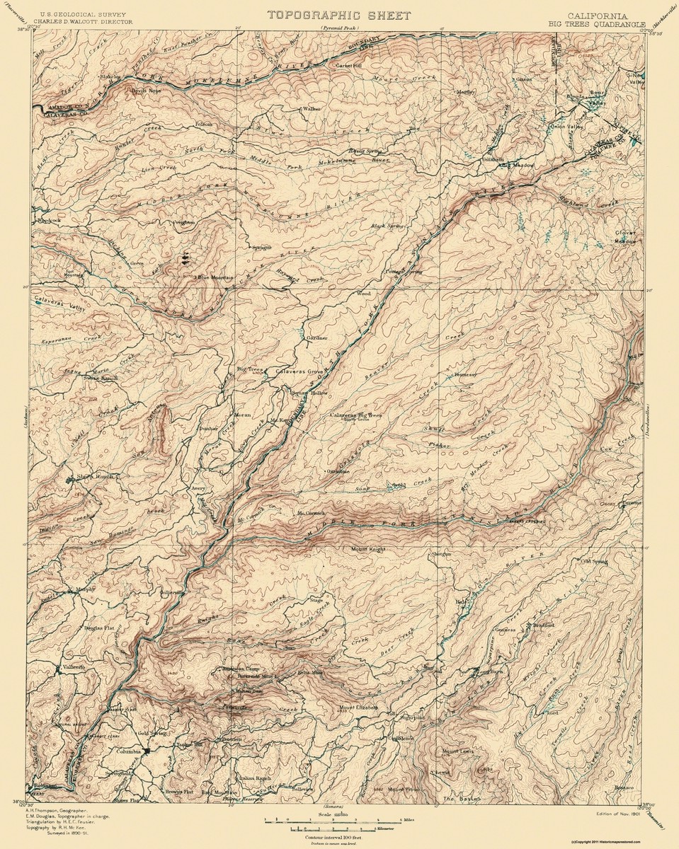 Usgs California Map