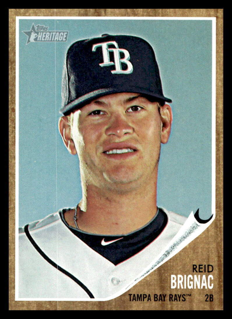 2011 Topps Heritage #261 Reid Brignac Tampa Bay Rays | eBay
