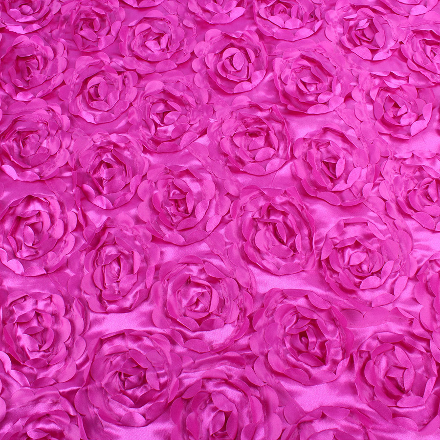 Rosette 3D pattern Taffeta Flower Fabric wedding carpet stage ...
