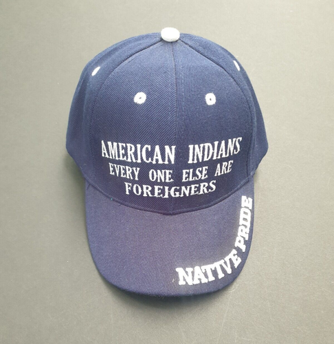 First Nation Native American Indian Blue Baseball Cap Hat Native Pride ...