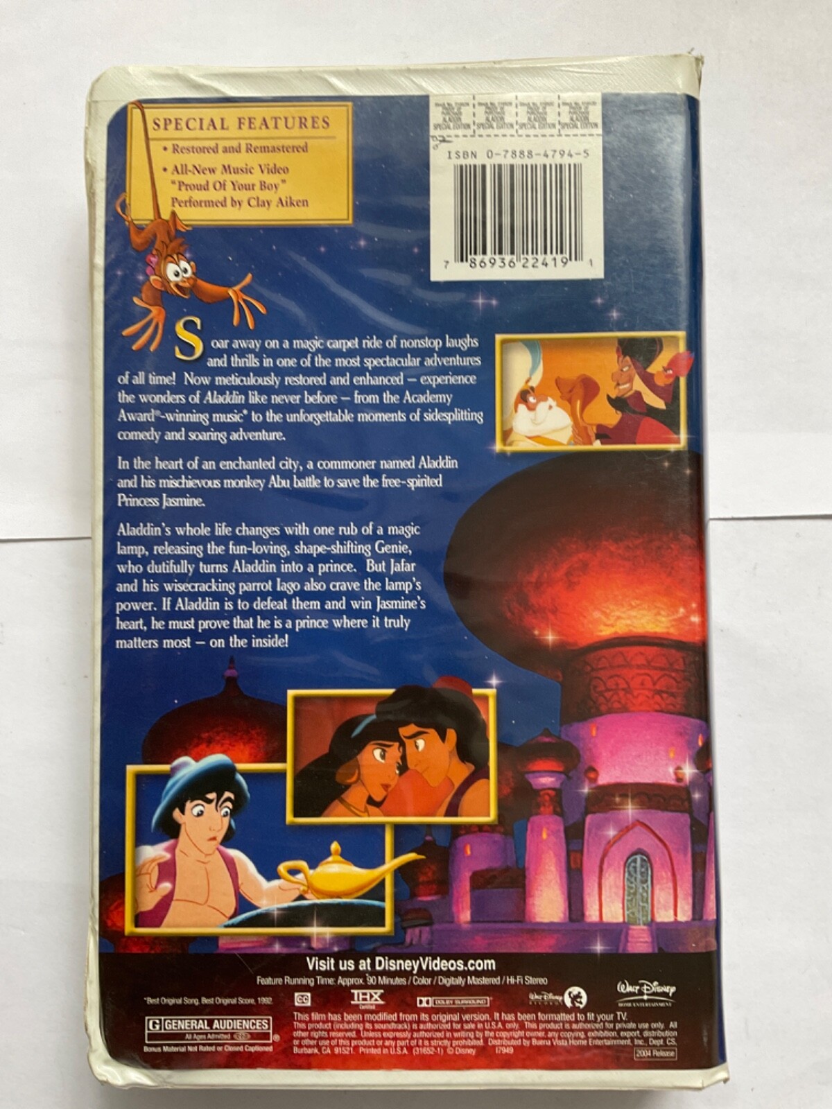 Aladdin (VHS, 2004, Special Edition) VHS Tape Buy 2 get 1 Free ...