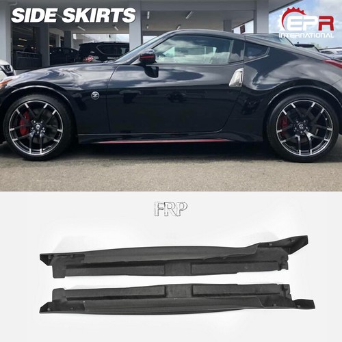 For 09-17 Fairlday 370Z Z34 NSM Style Side Skirts Addon 2Pcs FRP ...
