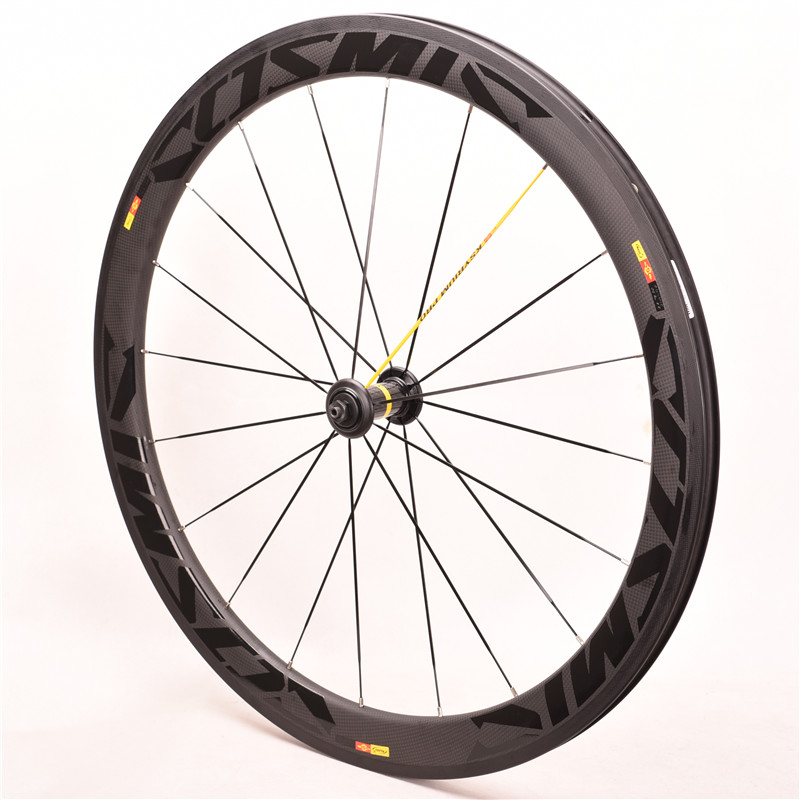 700C Carbon Fiber Wheels 38/50/60mm Depth Racing Road Bike Wheelset ...