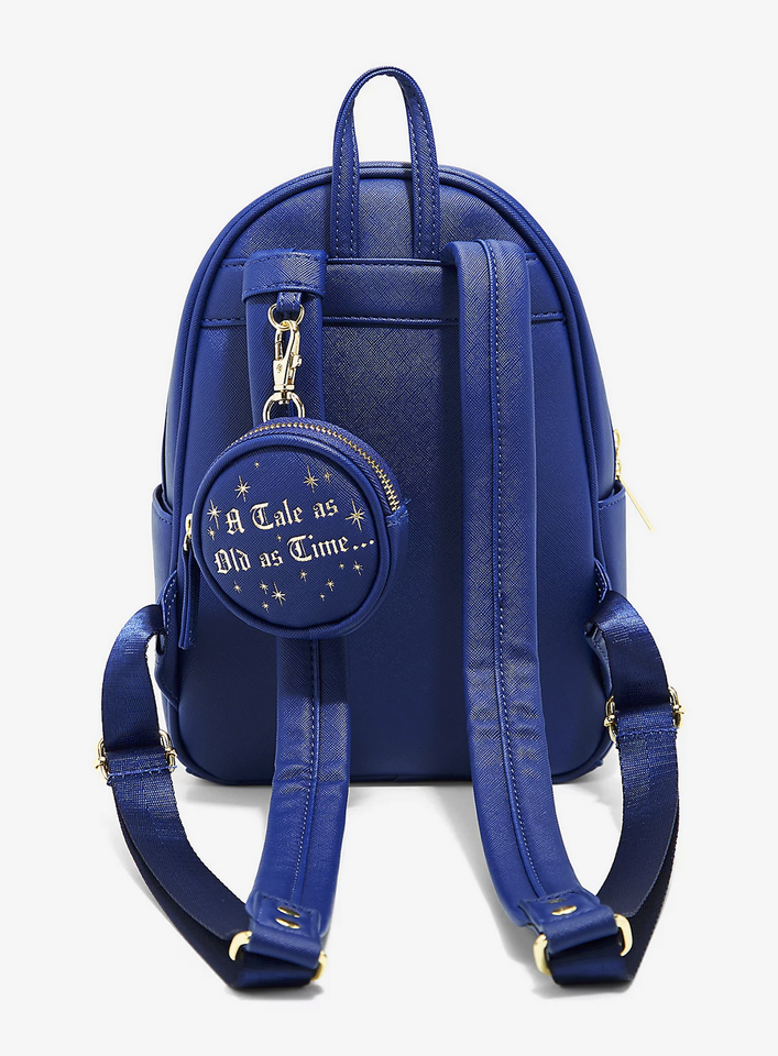 Her Universe Disney Beauty and the Beast Rose Floral Mini Backpack ...