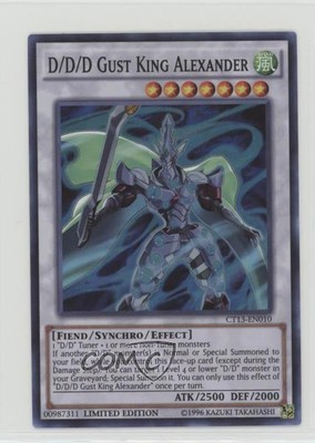 2016 Yu-Gi-Oh! Mega-Tins Limited Edition D/D/D Gust King Alexander 0l2 ...
